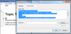 Show and Hide with jQuery in HTML5 Output – Flare for Programmers
